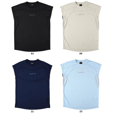 dショッピング |スパッツィオ Spazio カーブラインノースリーブ GE1054 ネイビｰ | カテゴリ：サッカー・フットサルシャツの販売できる商品 | SPG ゴトウスポーツ ...