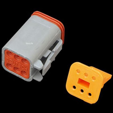 dショッピング |DT06-6S ドイチェ DEUTSCH ドイチェDTコネクターソケット 6ピン グレー 1994年以降の車両 ハウジング：グレー | カテゴリ：バイク用電装パーツの販売 ...