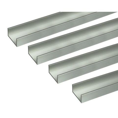 dショッピング |ハイロジック 4549396008956 3100895 アルミチャンネル 1m 1．5x24x10mm シルバー 4入 ...