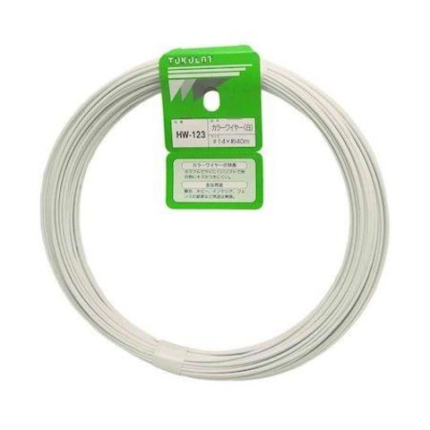 dショッピング |和気産業 4903757311237 HW－123 カラーワイヤー ＃14X40 白 | カテゴリ：工具 その他の販売できる ...