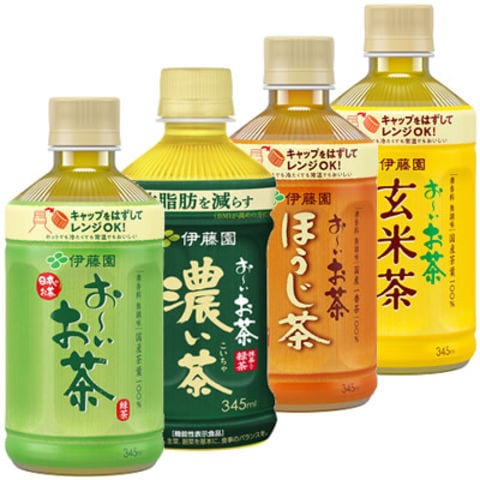 dショッピング |伊藤園 お～いお茶 電子レンジ対応 345ml ホットPET×24本 緑茶 濃い茶 ほうじ茶 玄米茶 レンチンボトル ペットボトル HOT レンジ加温 | カテゴリ：の販売 ...